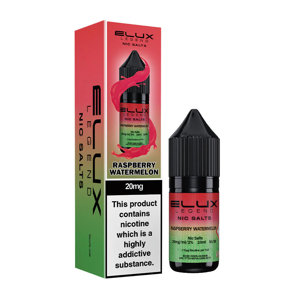 Elux Legend Salts - Raspberry Watermelon 10ml – Simply Vapes Bolsover